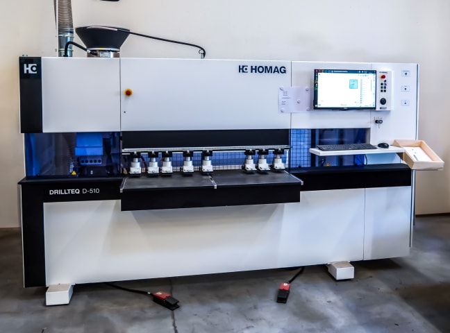 Used HOMAG | DRILLTEQ D-510-Automatic Drilling and Doweling Machine