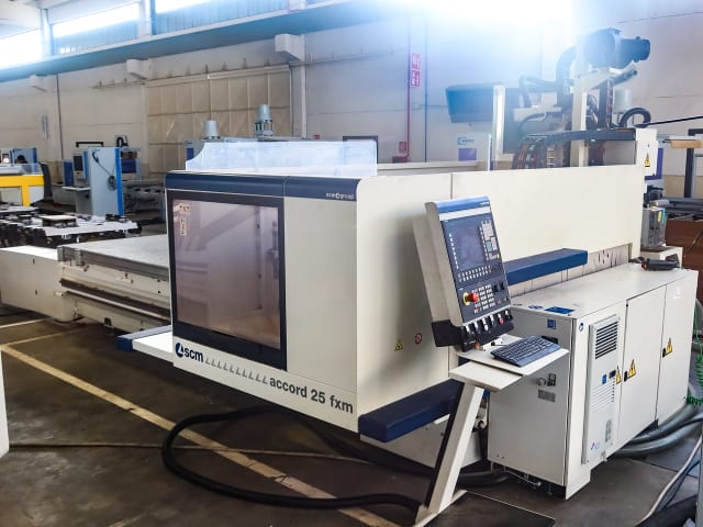 Used SCM | ACCORD 25 FXM-CNC Machine Center with NESTING Table